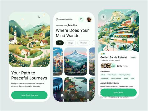 Travel Booking Mobile App Ui By Kiran On Dribbble