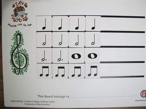 Standard Notation Set Babe Size ID Required Stave House