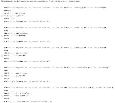 Solved Mark Up Languages Allow Us To Annotate Text With