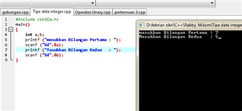 Pengertian Dan Contoh Tipe Data Pada Pemrograman C Zikri Tekno