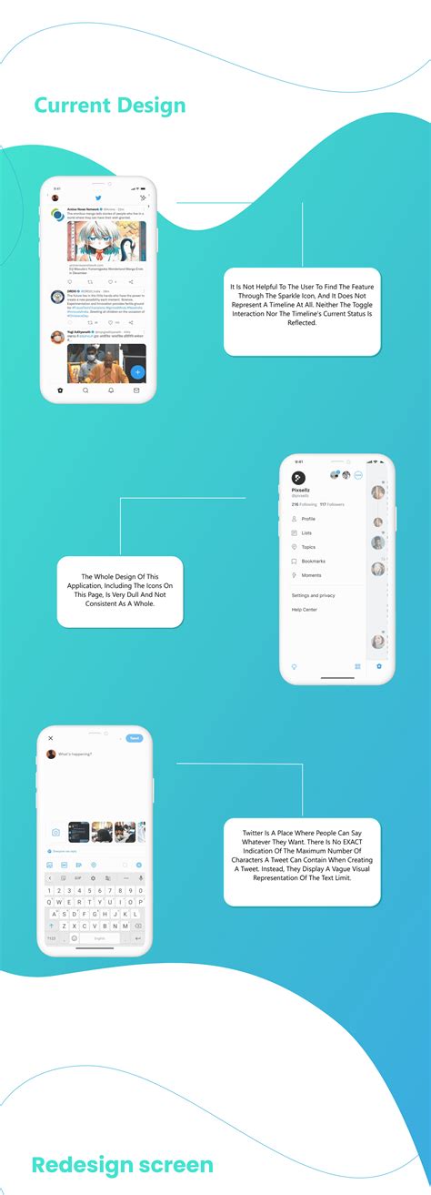 Twitter App Ui Redesign Behance