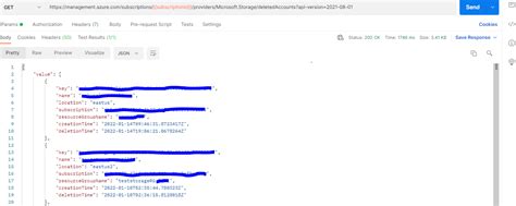 Storage Deletedaccountslist Response Issue · Issue 17373 · Azureazure Rest Api Specs · Github