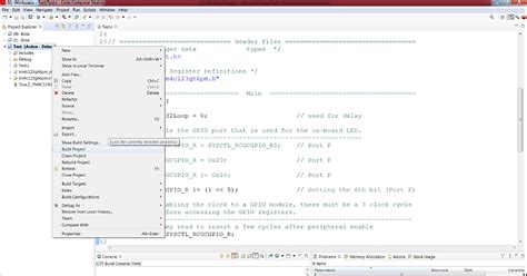 Electronics Create New Project In CCS IDE