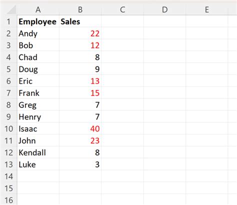 Excel How To Change Font Color Based On Cell Value