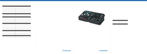 Tc Helicon Goxlr User Manual