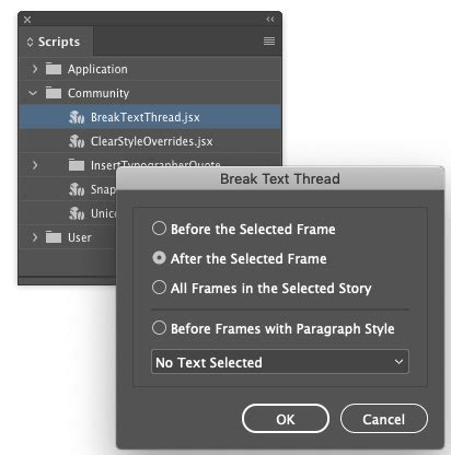 How To Add A New Text Frame In The Middle Of A Thread In InDesign CreativePro Network