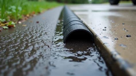 Eco Friendly Driveway Drainage With Rubber Diverters