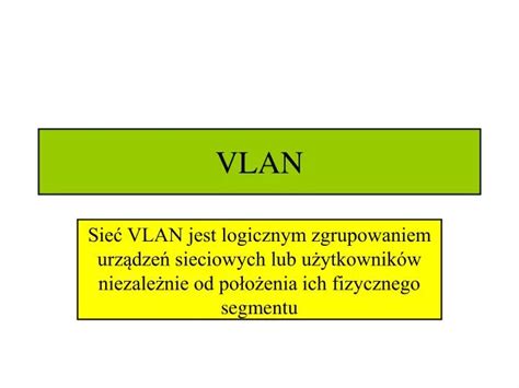 PPT VLAN PowerPoint Presentation Free Download ID 5260834