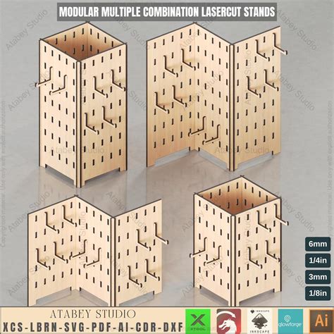 Laser Cut Modular Display Panels Build Your Own Vendor Stand Craft Show