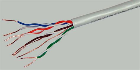 Кабель Utp 4 6e 1 0 57 Cca неэкранированная витая пара 4 пары 6e категории одножильный 23awg