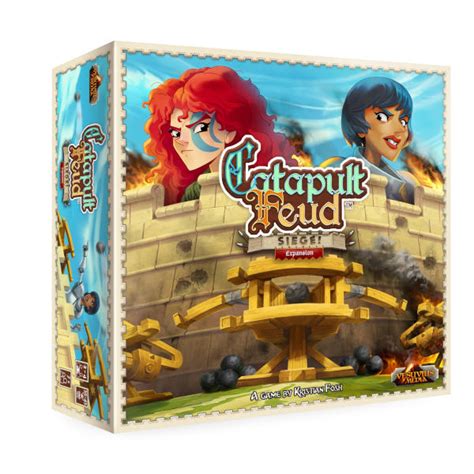 Catapult Feud Siege Expansion More Than Meeples