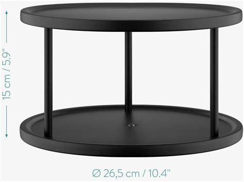 Navaris Küchenkarussell 2 Etagen Ø265cm 360° Drehbares Gewürz Öl Regal Ab 2099