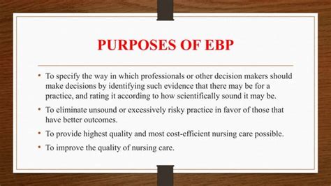 Ebp Pptx Healthcare Industry Industries