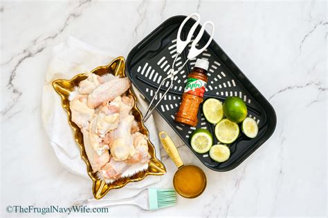 Air Fryer Tajin Chicken Wings Recipe The Frugal Navy Wife