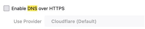 Turn Off Secure DNS On Windows And Mac Bark