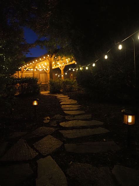 Outdoor Lighting Outdoor Aesthetic Backyard Night Garden Playhouse