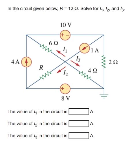 Solved In The Circuit Given Below R Solve For Chegg Com