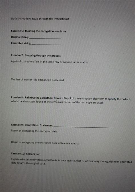 Worksheet Name Lab Networks Data Encryption Chegg