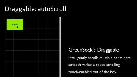 Draggable AutoScroll YouTube