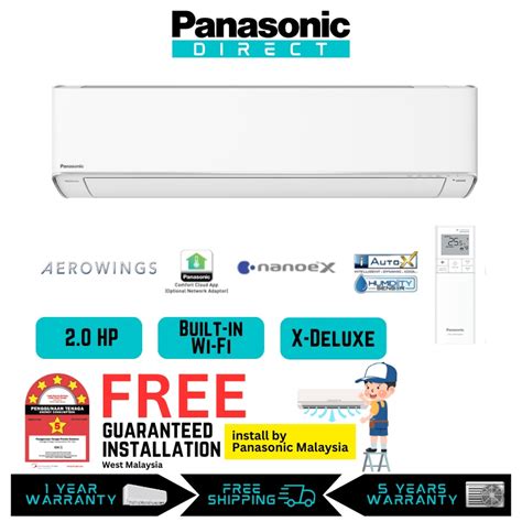 FREE Installation Panasonic CS XPU XKH HP Air Conditioner X Deluxe Inverter R CS CU
