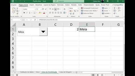 Menu Suspenso Caixa De Seleção Lista Botão De Opção No Excel Youtube