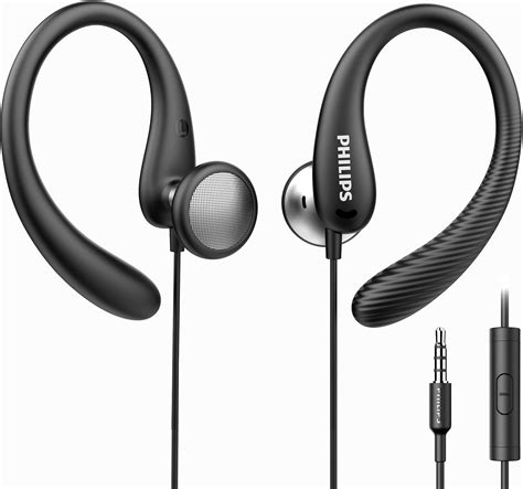 Amazon Com PHILIPS Over The Ear Earbuds Flexible Wrap Around Earbuds Around Ear Headphones
