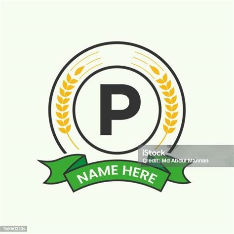 편지 P 개념에 농업 로고 빵집 빵 케이크 카페 패스트리 아이덴티티를 위한 농업 농업 로고 가금류에 대한 스톡 벡터 아트 및 기타 이미지 Istock
