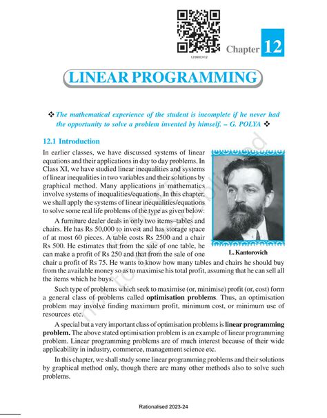 solution class maths 12 chapter 12 linear programming textbook