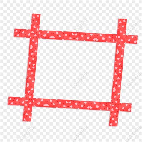 붉은 광장 만화 편지지 일러스트 테이프 테두리편지 A줄자 Png 일러스트 무료 다운로드 Lovepik