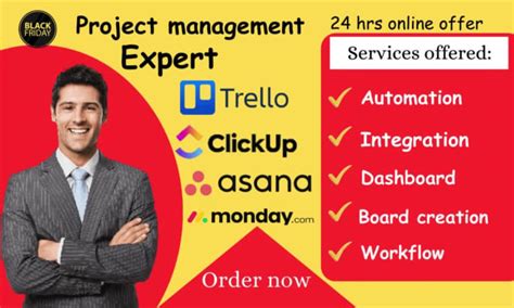Setup Expert Trello Clickup Asana Monday Crm Project Management By De White10 Fiverr