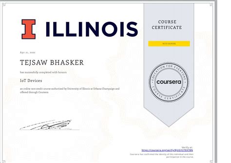 Tejsaw Bhasker On Linkedin Iot Devices By Coursera