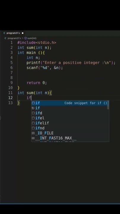 C Program To Find The Sum Of Natural Numbers Using Recursion