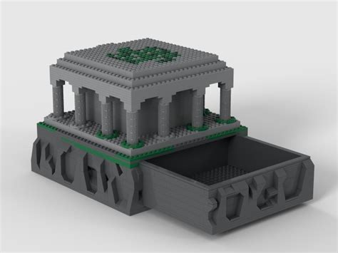 Bank Building With Secret Drawer Opened With A Passcode Bricklink