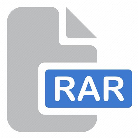 Archive Extension File Rar Document Icon Download On Iconfinder