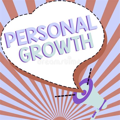 Sign Displaying Personal Growth Business Showcase A Longterm Process