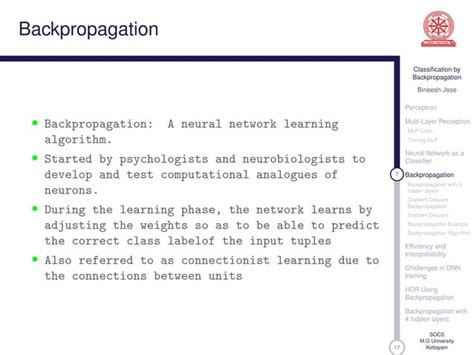 Classification By Back Propagation Pdf