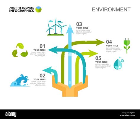 Arrow Chart Slide Template Stock Vector Image And Art Alamy