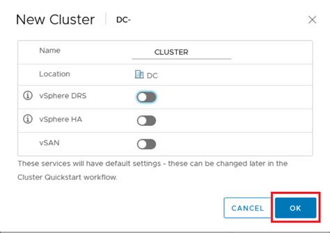 Creazione Base Datacenter E Cluster In Vmware Vsphere 6 7