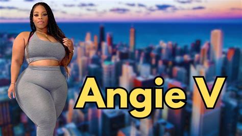 Angie V Curvy Model Wiki Bio Fashion And Body Positivity Youtube