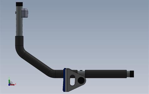 上拉杆 Solidworks 2016 模型图纸免费下载 懒石网