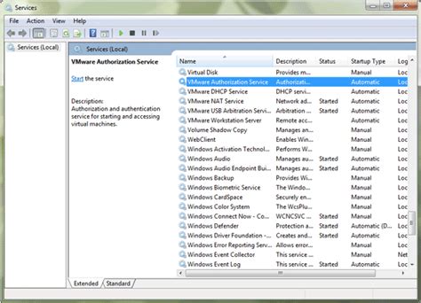 How To Start Vmware Authorization Service On Computer