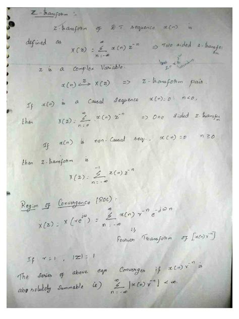 Z Transform 2 9 20 Pdf