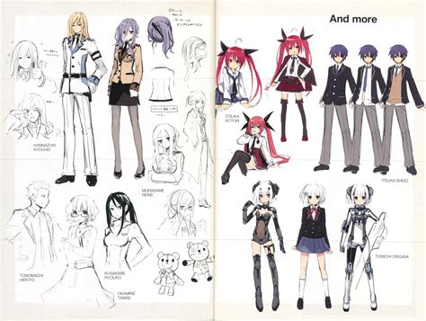 Latest 2309×1743 Date A Live Character Design Character Model Sheet