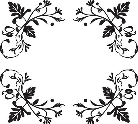 ornamental opulence sleek icon showcasing black doodle decorative frame
