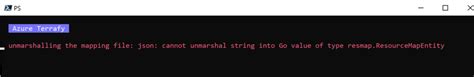 Unmarshalling Error Using New Map Feature Issue Azure Aztfexport GitHub