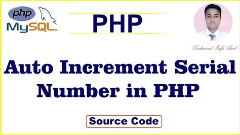 Auto Increament Serial Numbers In Php Auto Numbering Hindi Youtube