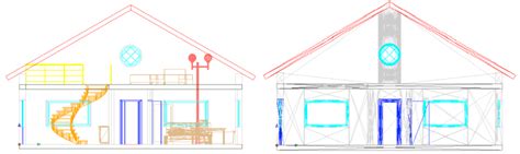 cross section of an ifc model left for which all the relevant