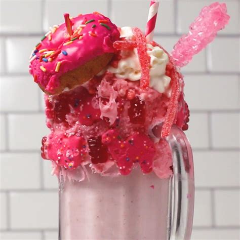 Pink Milkshake Recipe