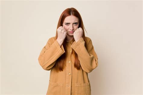 Premium Photo Throwing A Punch Anger Fighting Due To An Argument Boxing
