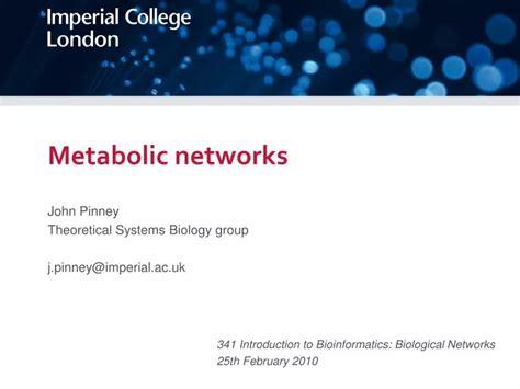 Ppt Metabolic Networks Powerpoint Presentation Free Download Id9411778